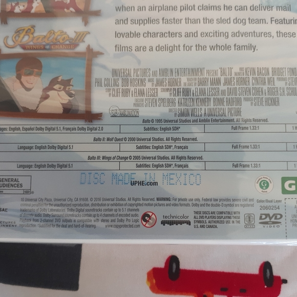 Media | Balto 3movie Adventure Pack Dvd | Poshmark